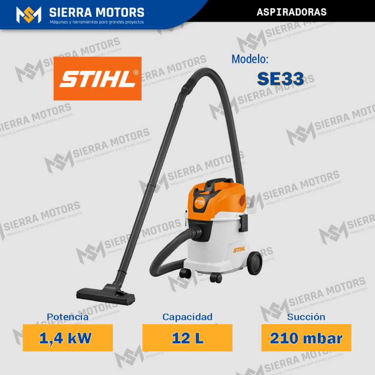 ASPIRADORA STIHL SE33 – SIERRAMOTORS